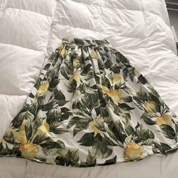 H&M | Skirts | H M Lemon Skirt | Poshmark